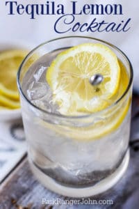Tequila Lemon Sour Cocktail Recipe | Park Ranger John