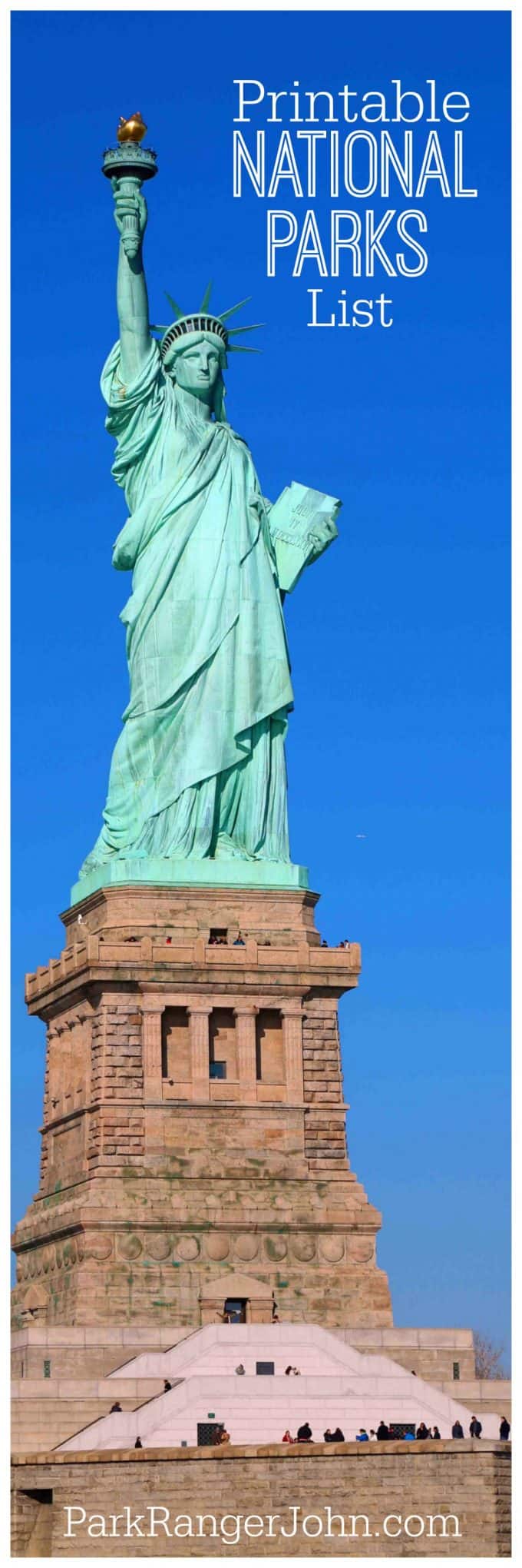 Printable List Of US National Parks In Alphabetical Order Park Ranger