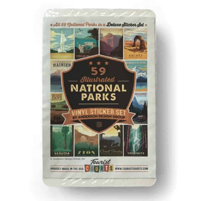Deluxe National Parks Sticker Set | Park Ranger John
