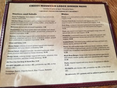Chisos Mountain Lodge Big Bend Lodging | Park Ranger John