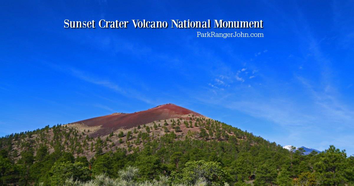 Sunset Crater Volcano National Monument Map
