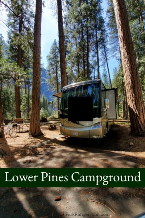 Lower Pines Campground - Yosemite National Park | Park Ranger John