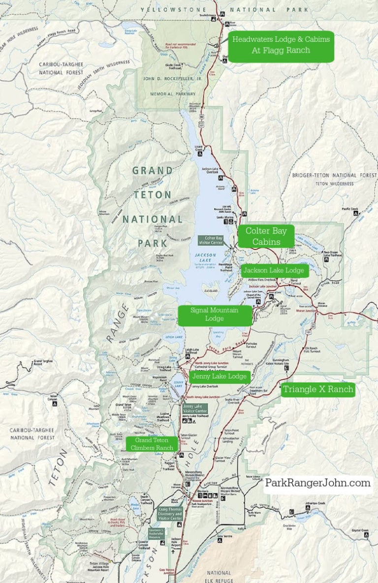 Grand Teton National Park Lodging Guide | Park Ranger John