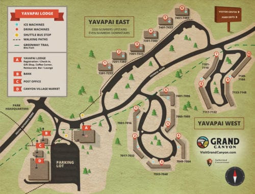 Yavapai Lodge - Grand Canyon National Park | Park Ranger John