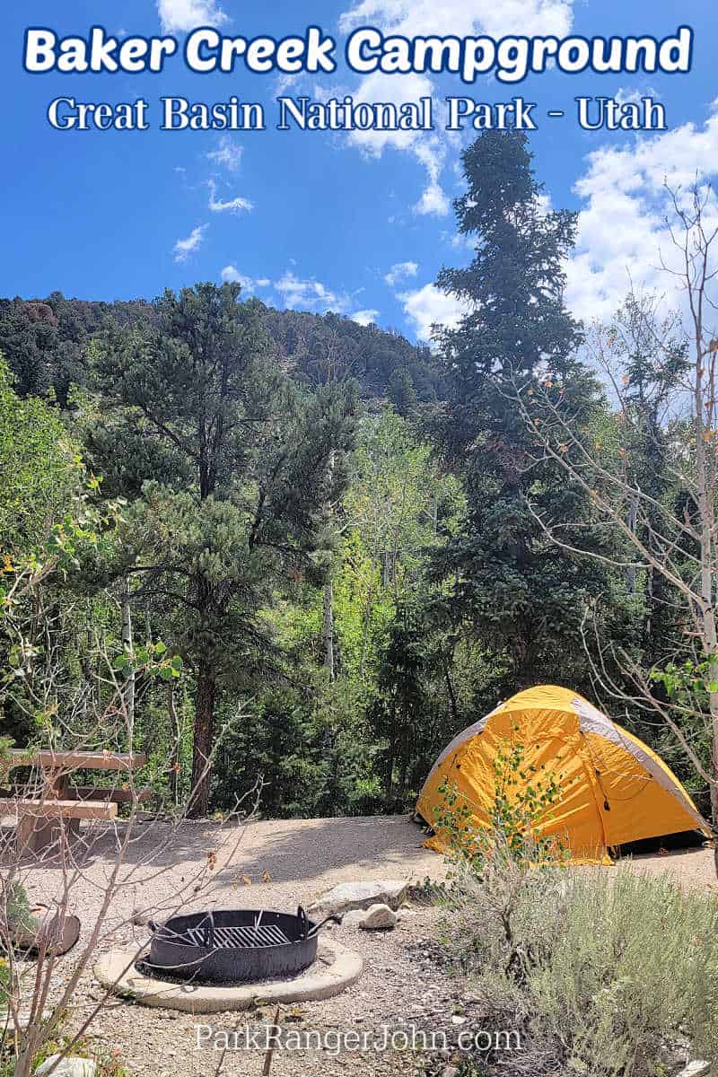 Baker Creek Campground - Great Basin National Park | Park Ranger John