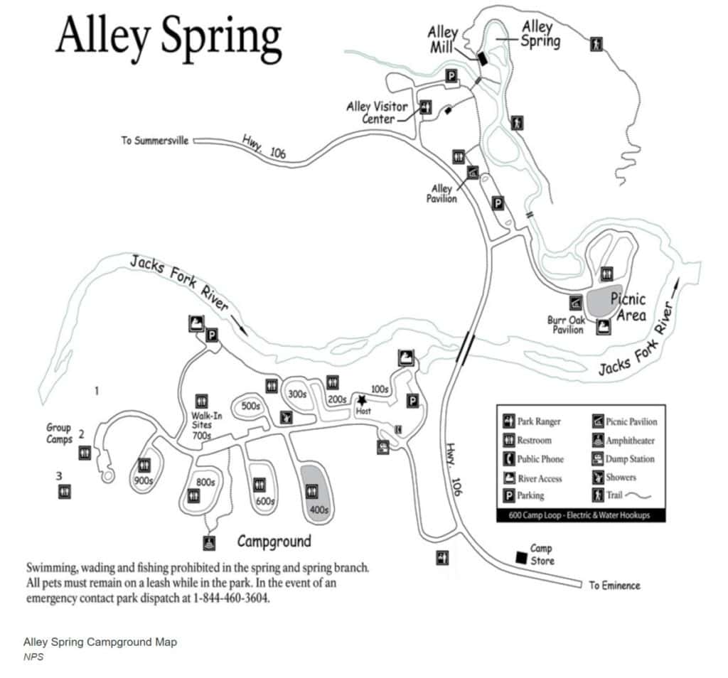 Alley Spring Campground - Ozark National Scenic Riverway | Park Ranger John